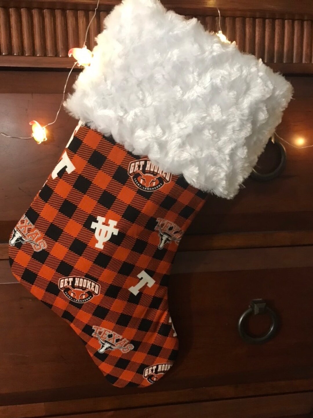 Texas Longhorns Football Team Quilted Lined 16in Tall Personalized ...