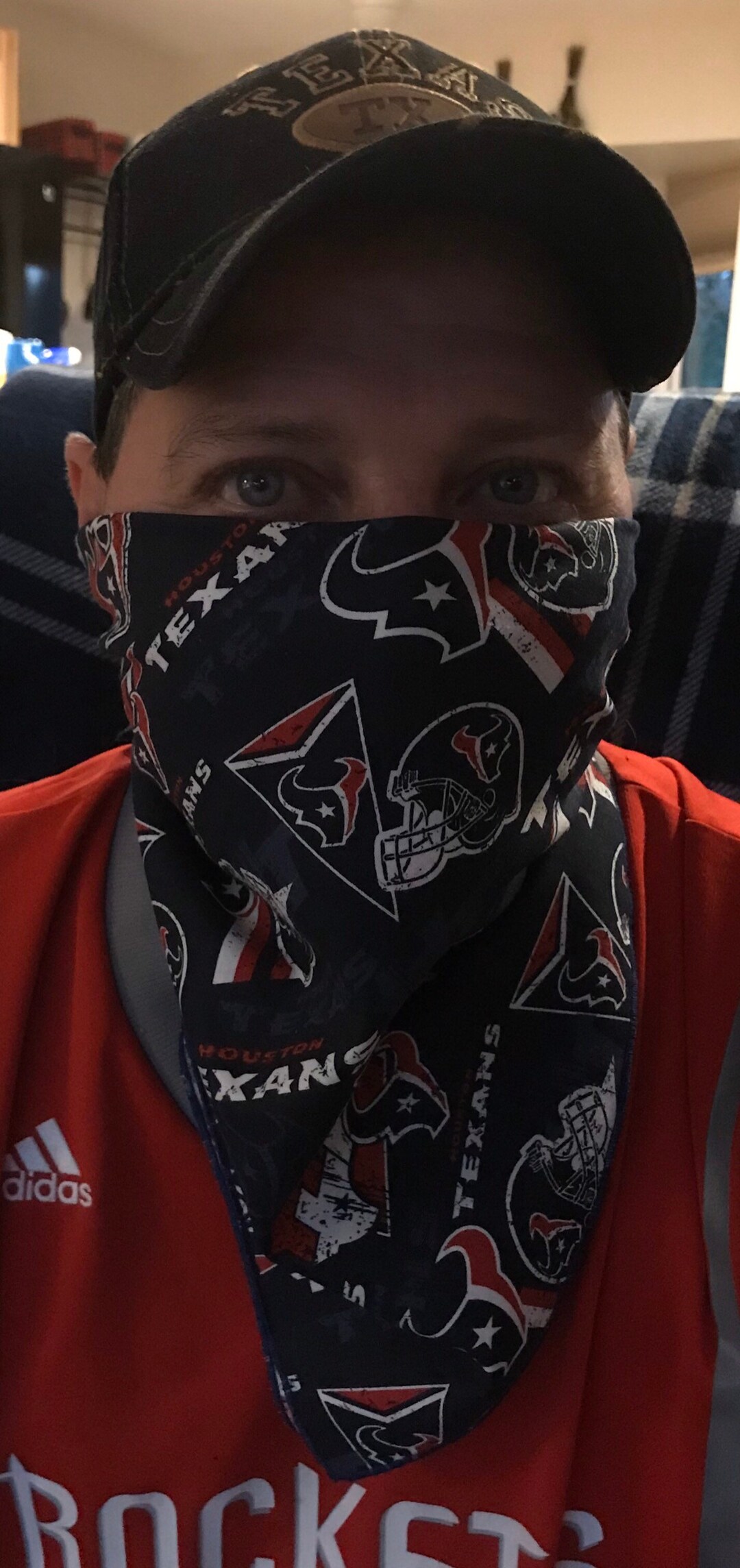 Houston Texans NFL Football Team Cotton Full Size Large Bandana With ...