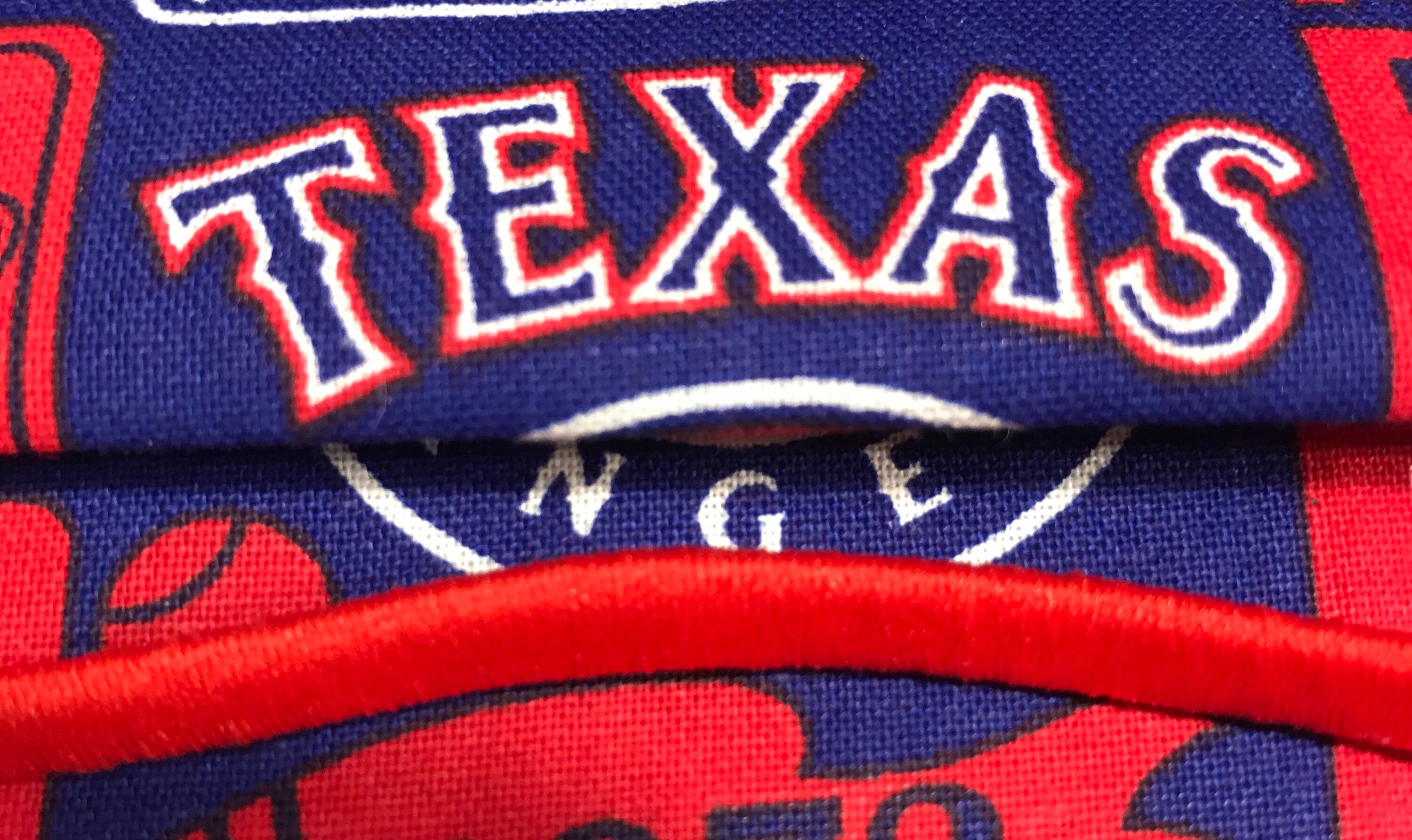 Texas Rangers Baseball Team Double Layer Washable Cotton Face | Etsy