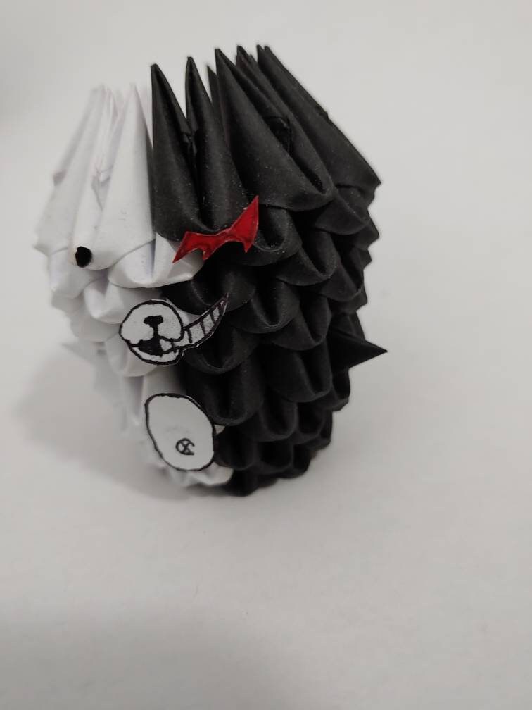 3D Origami Monokuma Model - Etsy