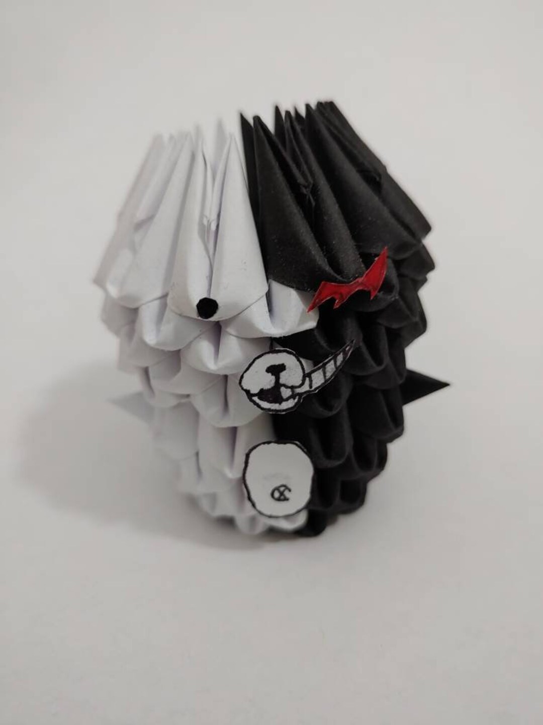 3D Origami Monokuma Model - Etsy