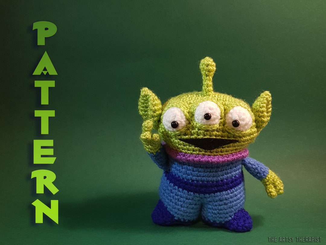 Toy Story Alien Pattern - Green Alien Plushie - Etsy