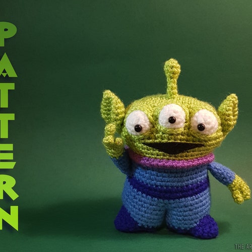 Toy Story Alien Pattern Green Alien Plushie | Etsy
