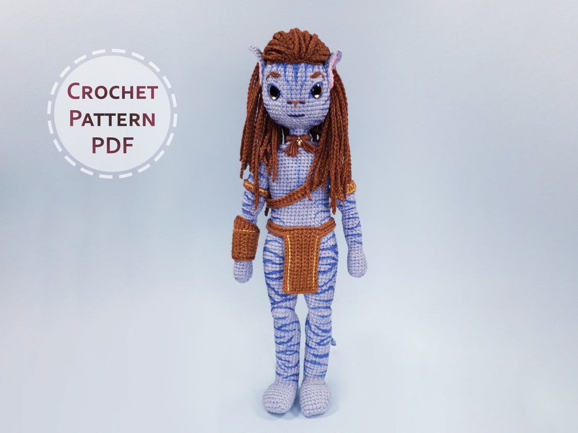 Blue Alien Crochet Pattern PDF Amigurumi Water Planet - Etsy UK