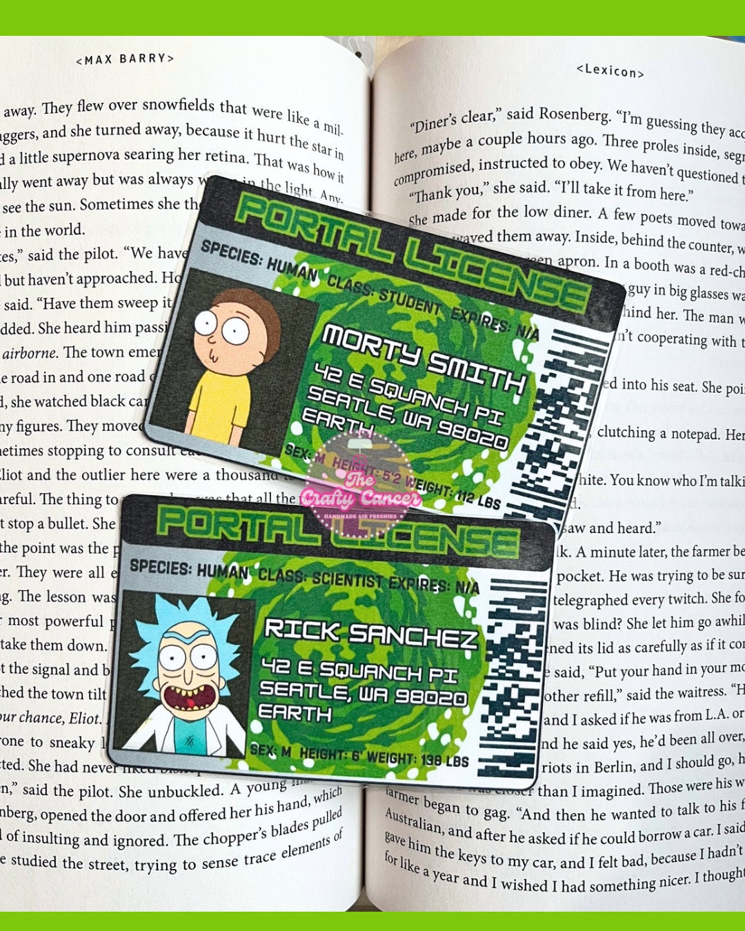 Rick & Morty Bookmark, Gag Gift, Prop Gift - Etsy