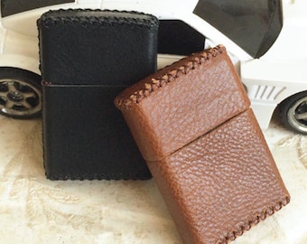 Zippo Lighter With Leather Cover zippo Brand Lighter Included, Leather ...