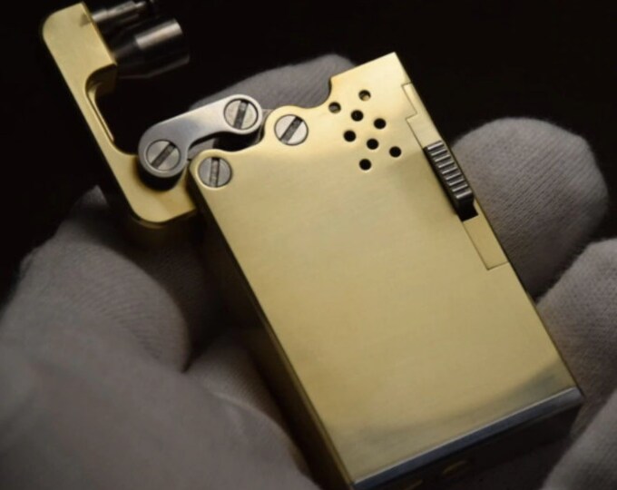Automatic Brass Handmade Vintage Lighter - Etsy