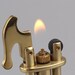 Brass Butane Lighter High-end Flint Lighters Old Style Gift - Etsy