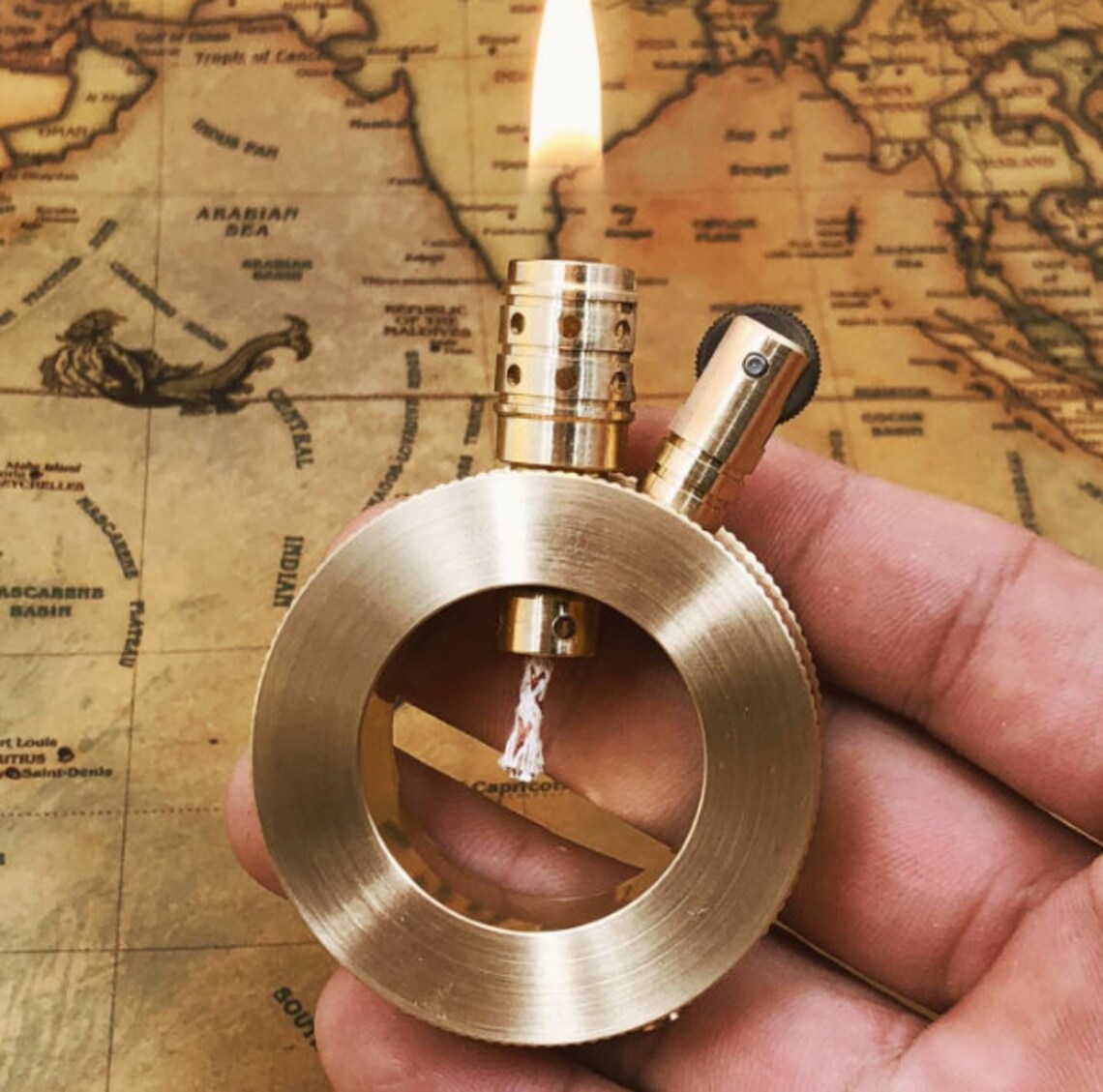 Gasoline Lighter Steampunk Style Brass Copper | Etsy