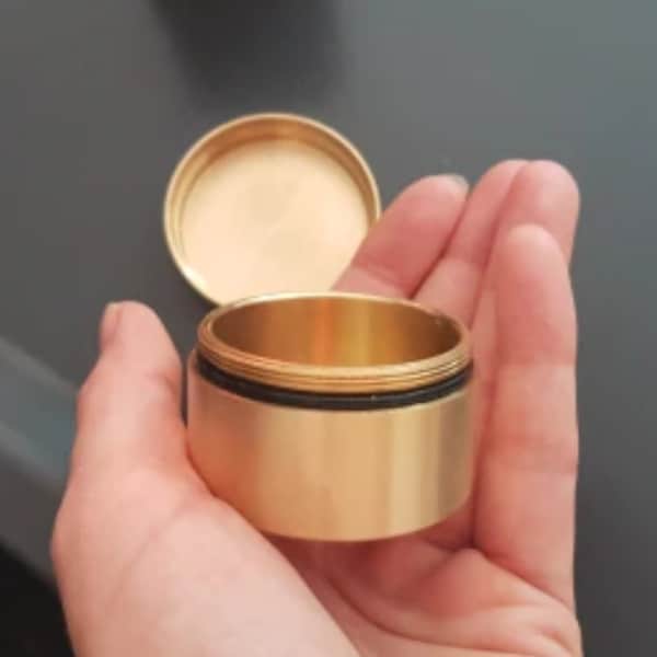 Brass Patch Box - Etsy