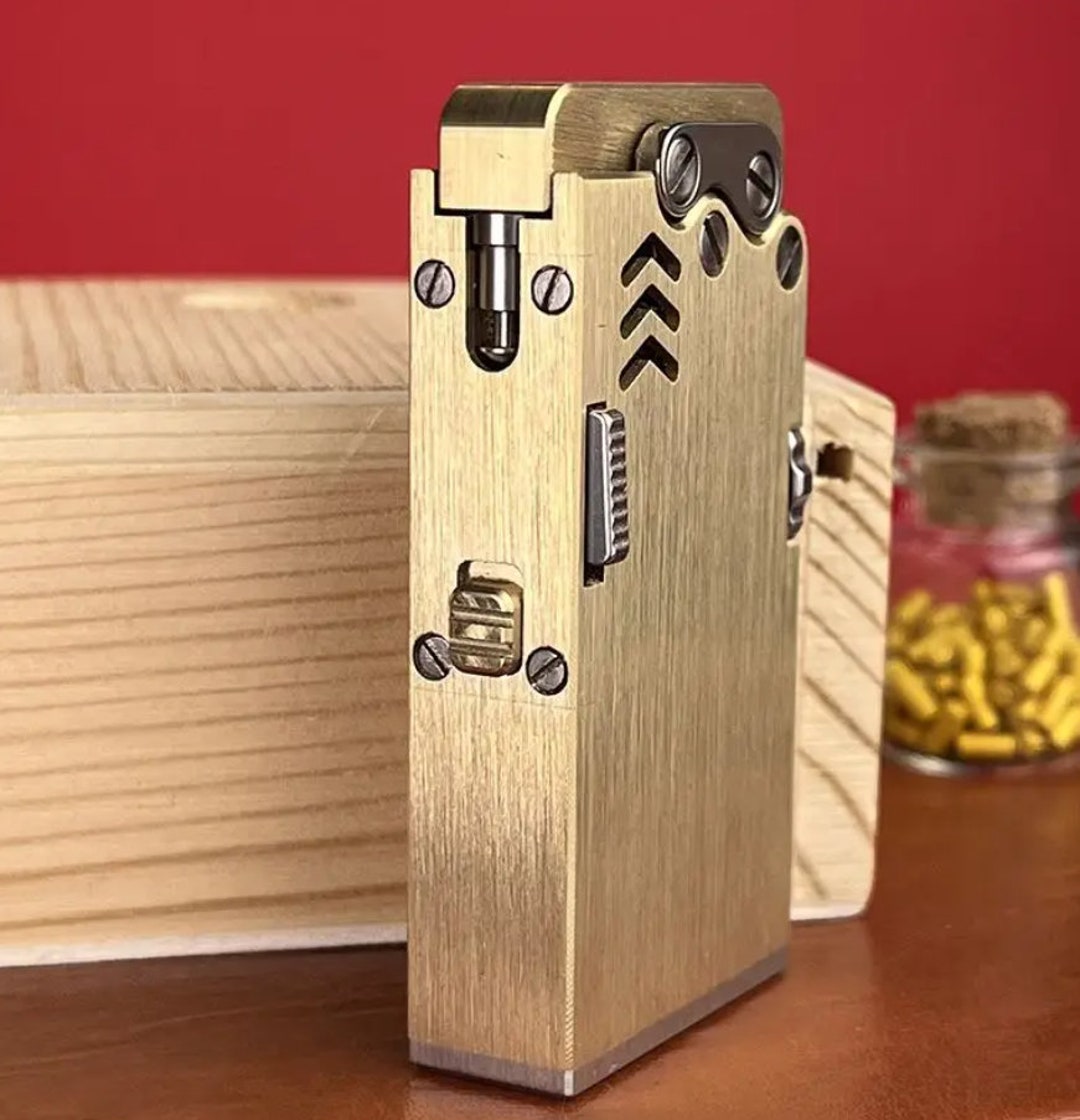 Brass Handmade Vintage Automatic Steampunk Lighters - Etsy