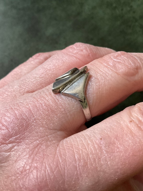 MODERNIST SCANDINAVE DESIGN Vintage Ring- Original c… - Gem