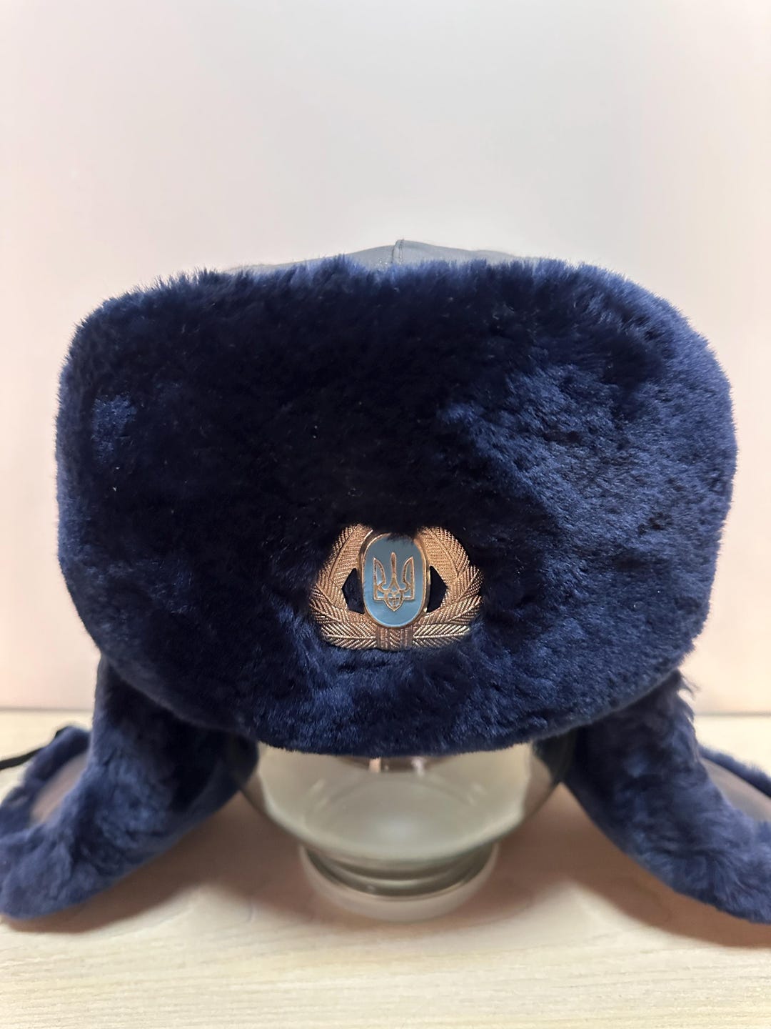Vintage Ukrainian Ushanka Hat With Cockade – Old Model, 57 Cm, 2000s - Etsy