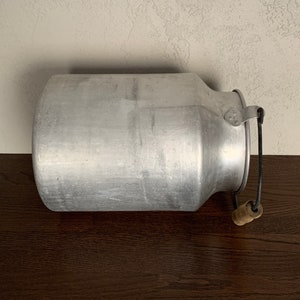 Antique Big Can Soviet Milk Jug Aluminum Milk Pail Artistic - Etsy