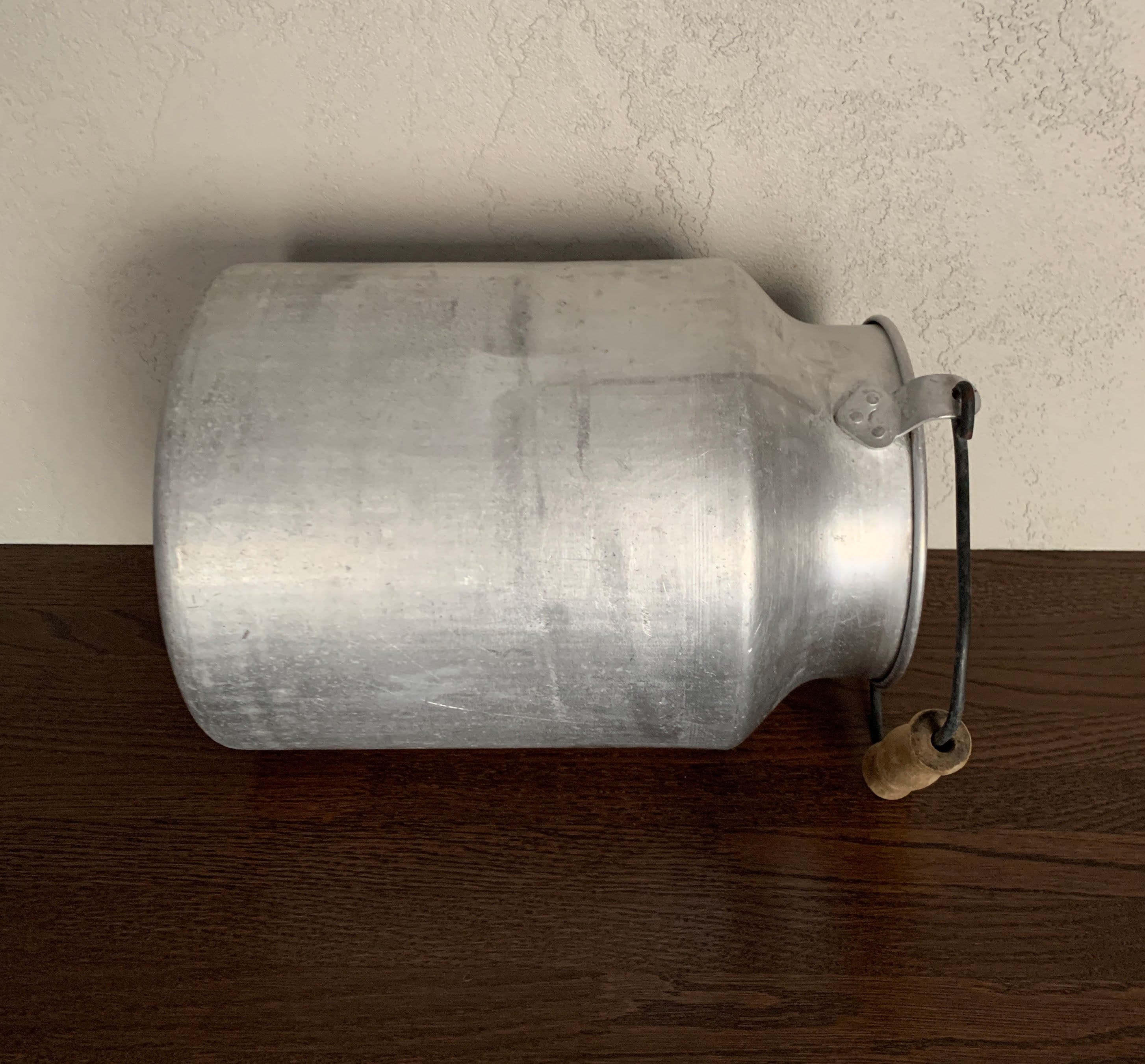 Antique Big Can, Soviet Milk Jug, Aluminum Milk Pail, Artistic Decor ...