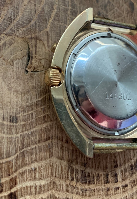 Rare Soviet watch Slava, 27 stones, Model Oblique - Gem