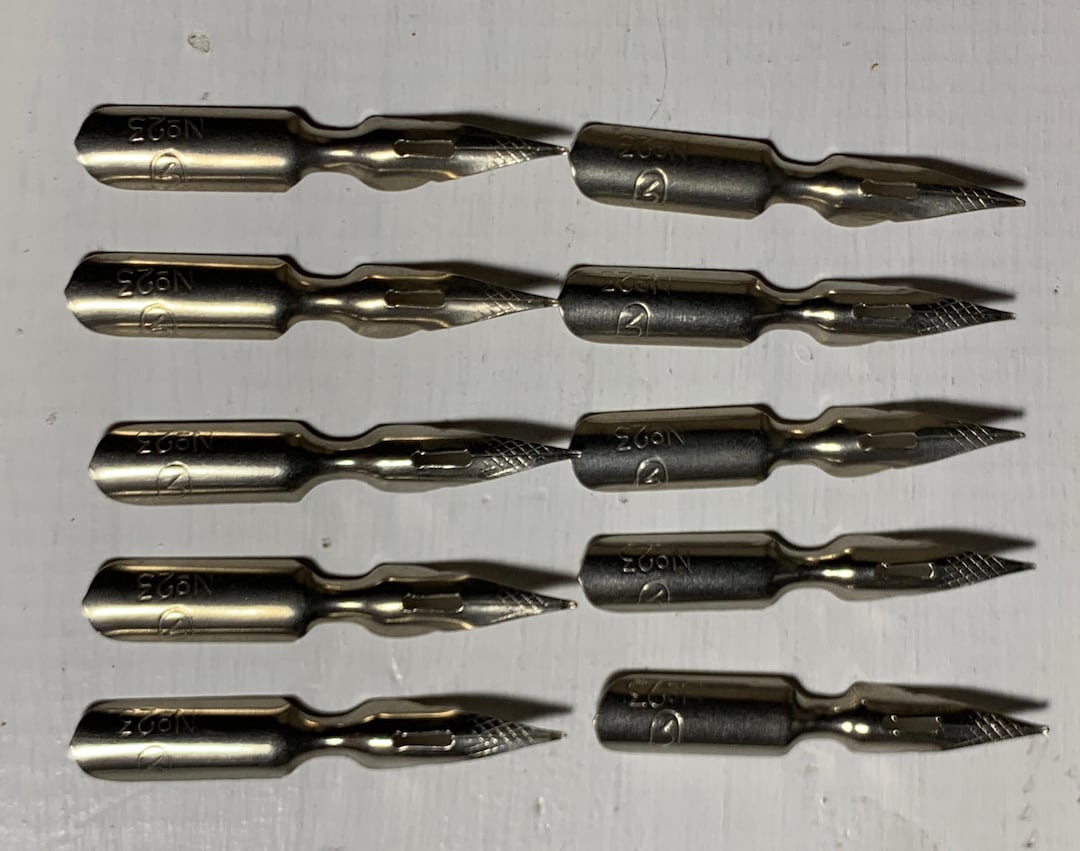 Vintage Soviet Dip Pen Nibs Set of 10 – USSR Writing Calligraphy Tools ...