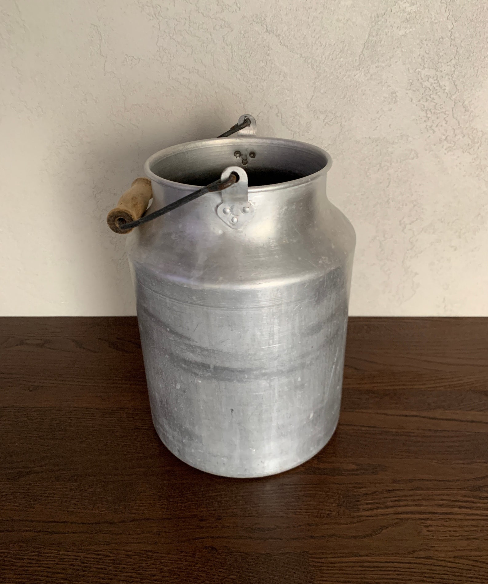 Antique Big Can Soviet Milk Jug Aluminum Milk Pail Artistic - Etsy