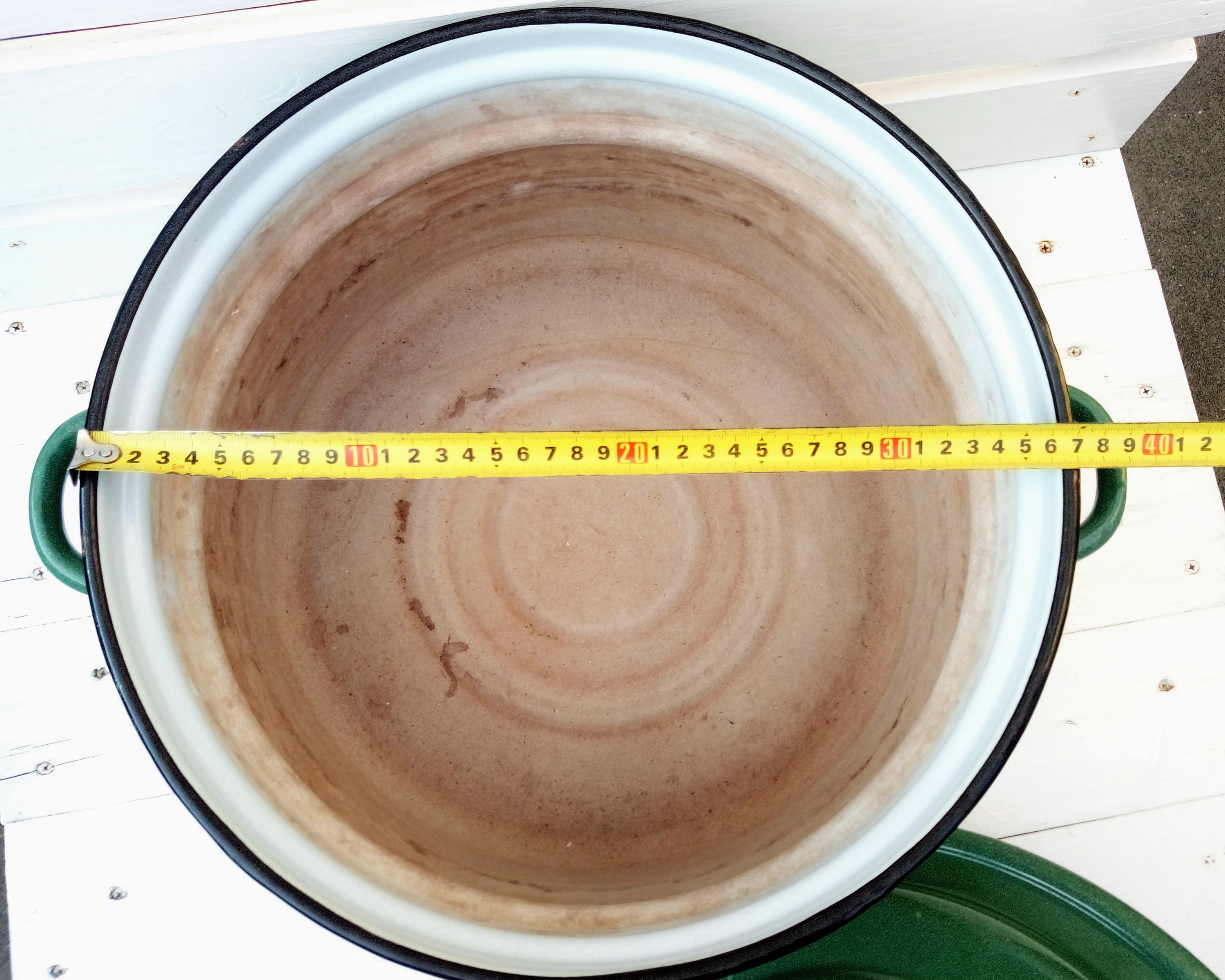 Vintage Soviet 1960s Green Huge / Giant / Large Enamel Pot / - Etsy