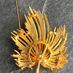 Capri Signed Gold Vintage Brooch - Etsy