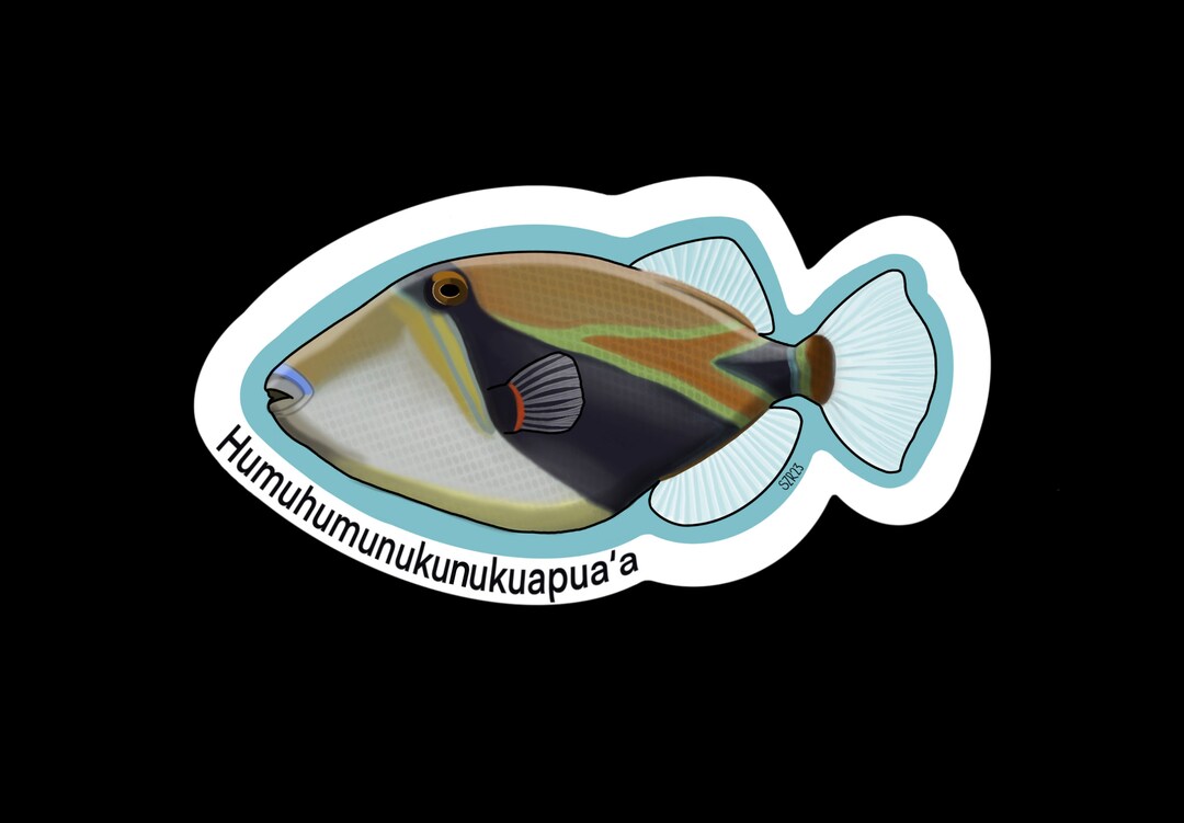 Humuhumunukunukuapua'a Sticker - Etsy