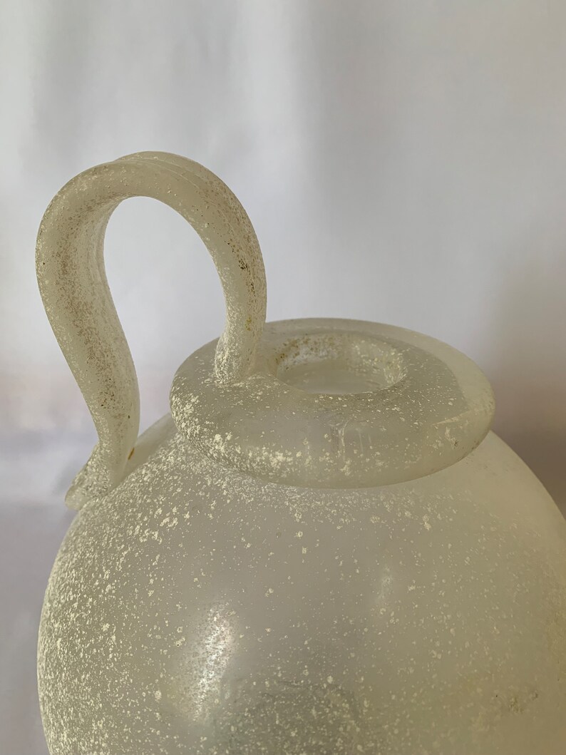 Murano Scavo Glass Vase, Styled After Ancient Roman Vessel - Etsy