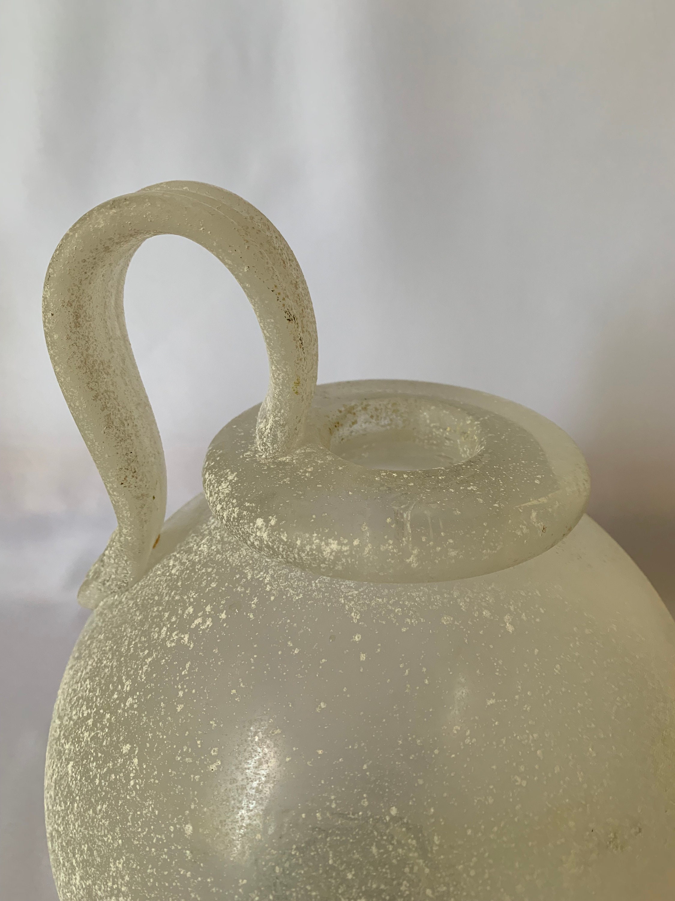 Murano Scavo Glass Vase, Styled After Ancient Roman Vessel - Etsy