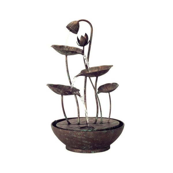 Lotus Water Fountain - Etsy