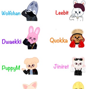 Straykids SKZOO Five Star Polaroids - Etsy