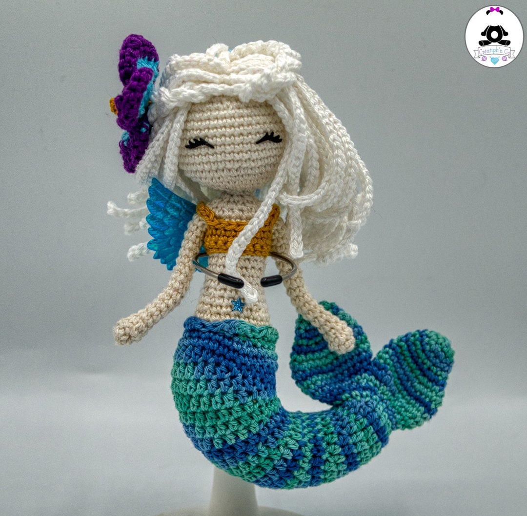 Cotton Thread Doll Bridget the Little Mermaid - Etsy