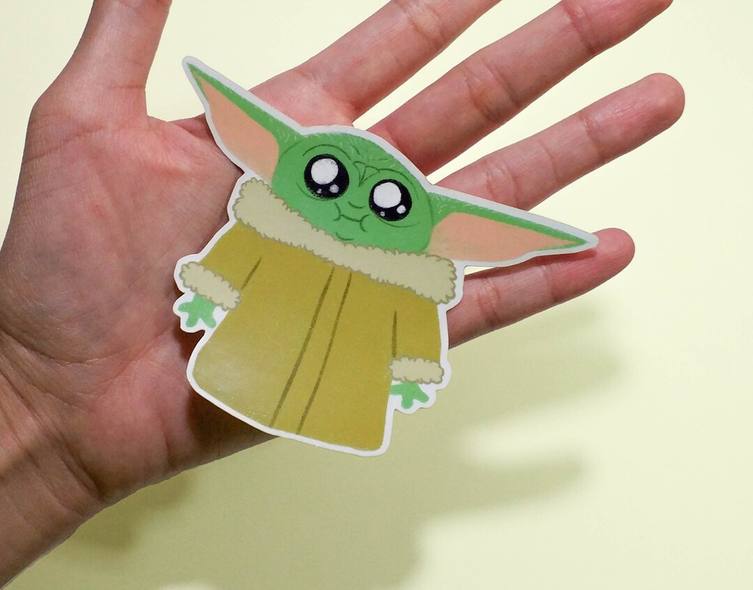 Baby yoda grogu Sticker - Etsy