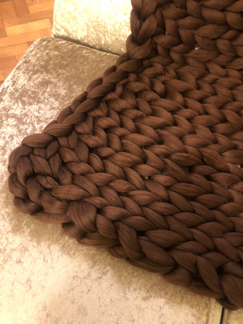 100% British Made Chunky Arm Knit Blanket. Perfect Gift. Gift - Etsy UK