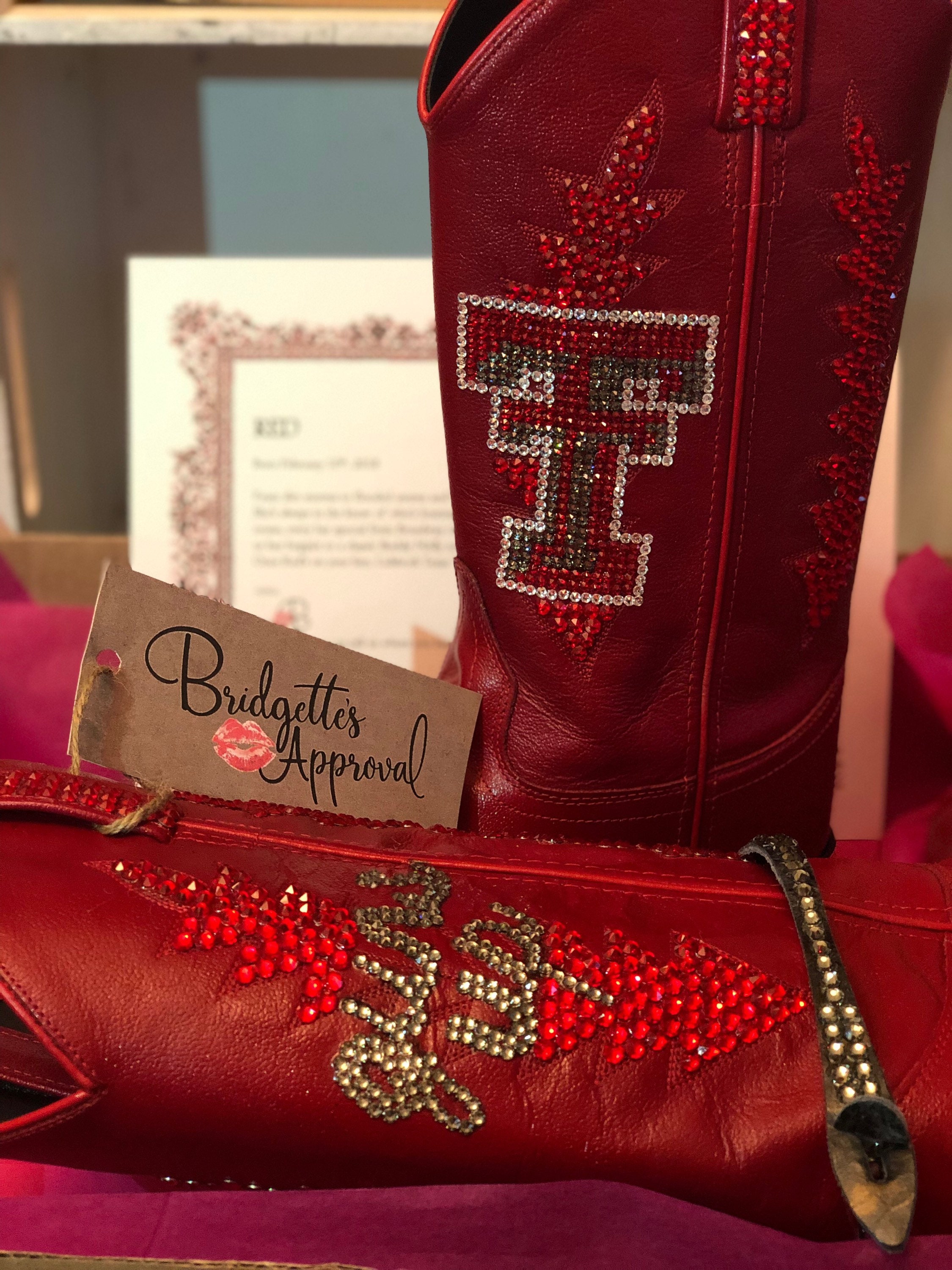 Custom Cowboy Boots Encrusted With Swarovski Crystals or Glass Crystals ...