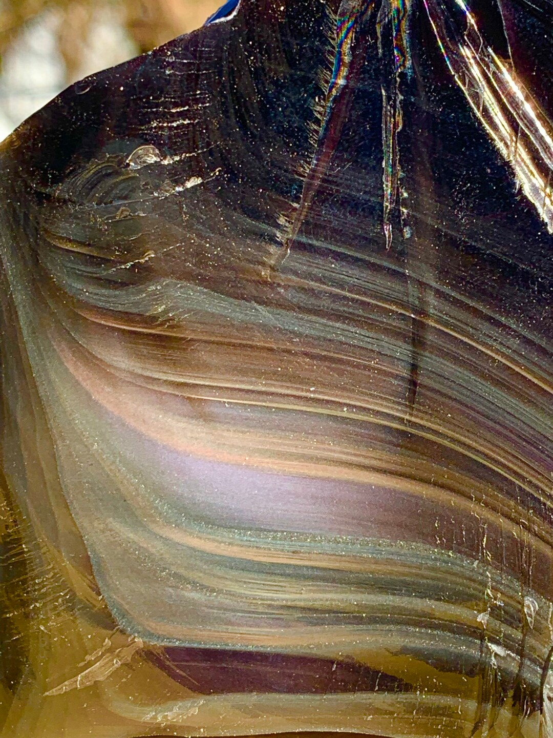 Rainbow Obsidian Volcanic Glass - Etsy