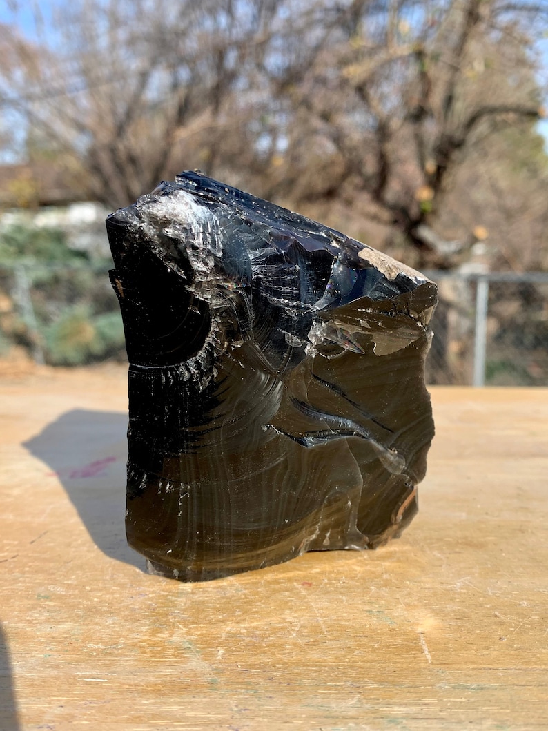 Rainbow Obsidian Volcanic Glass - Etsy