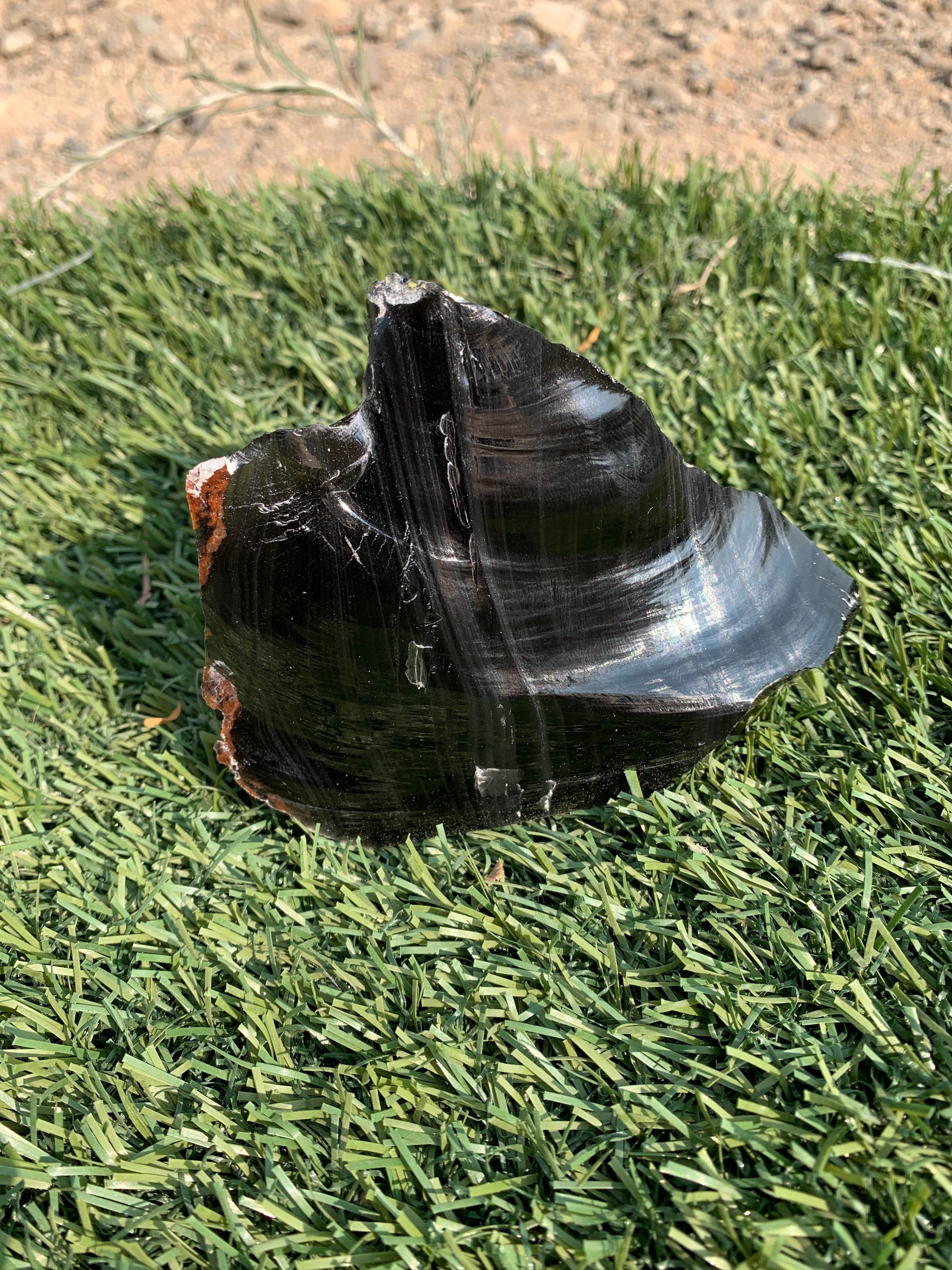 Black Obsidian Volcanic Glass - Etsy