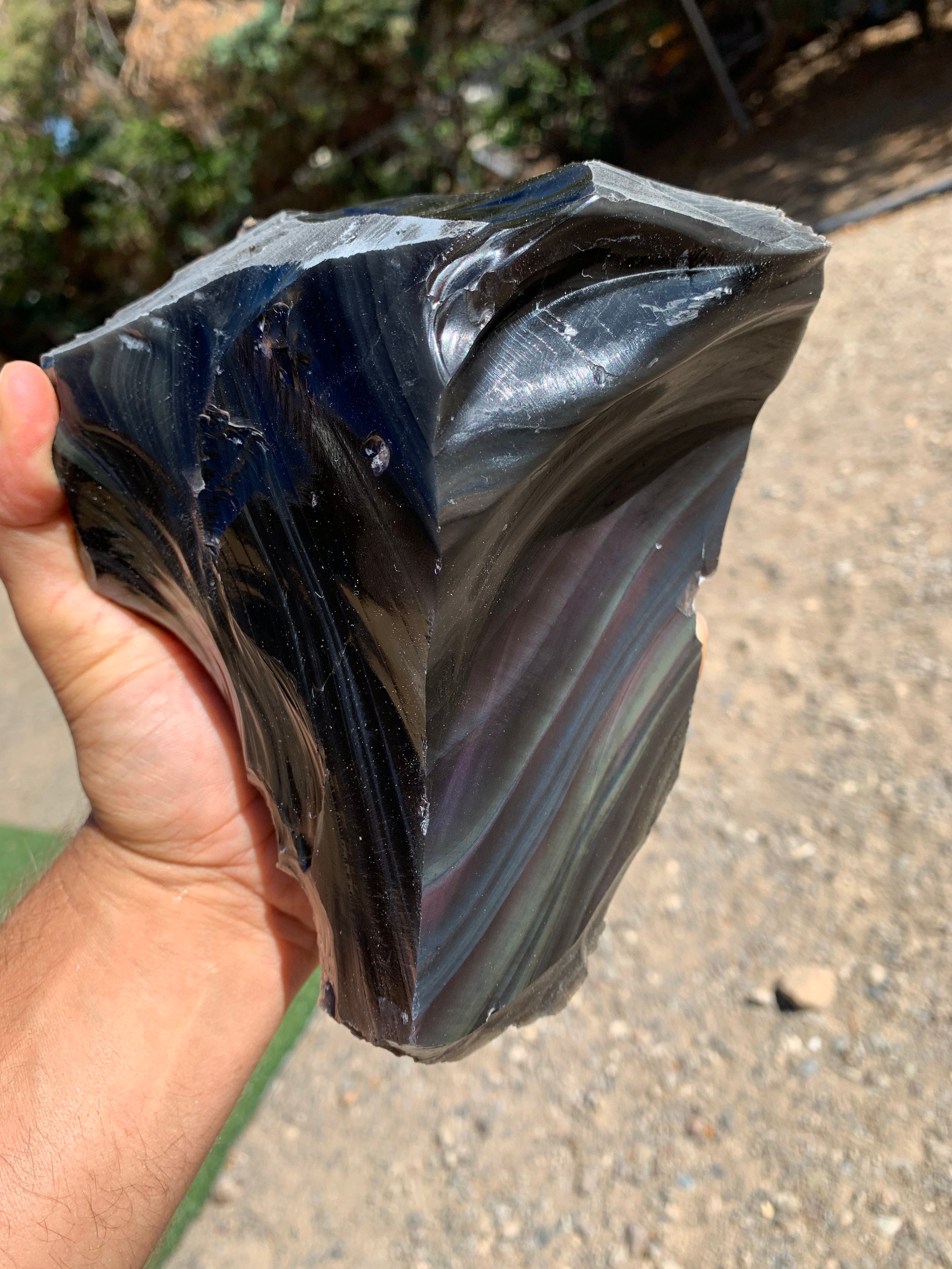Rainbow Obsidian Volcanic Glass - Etsy