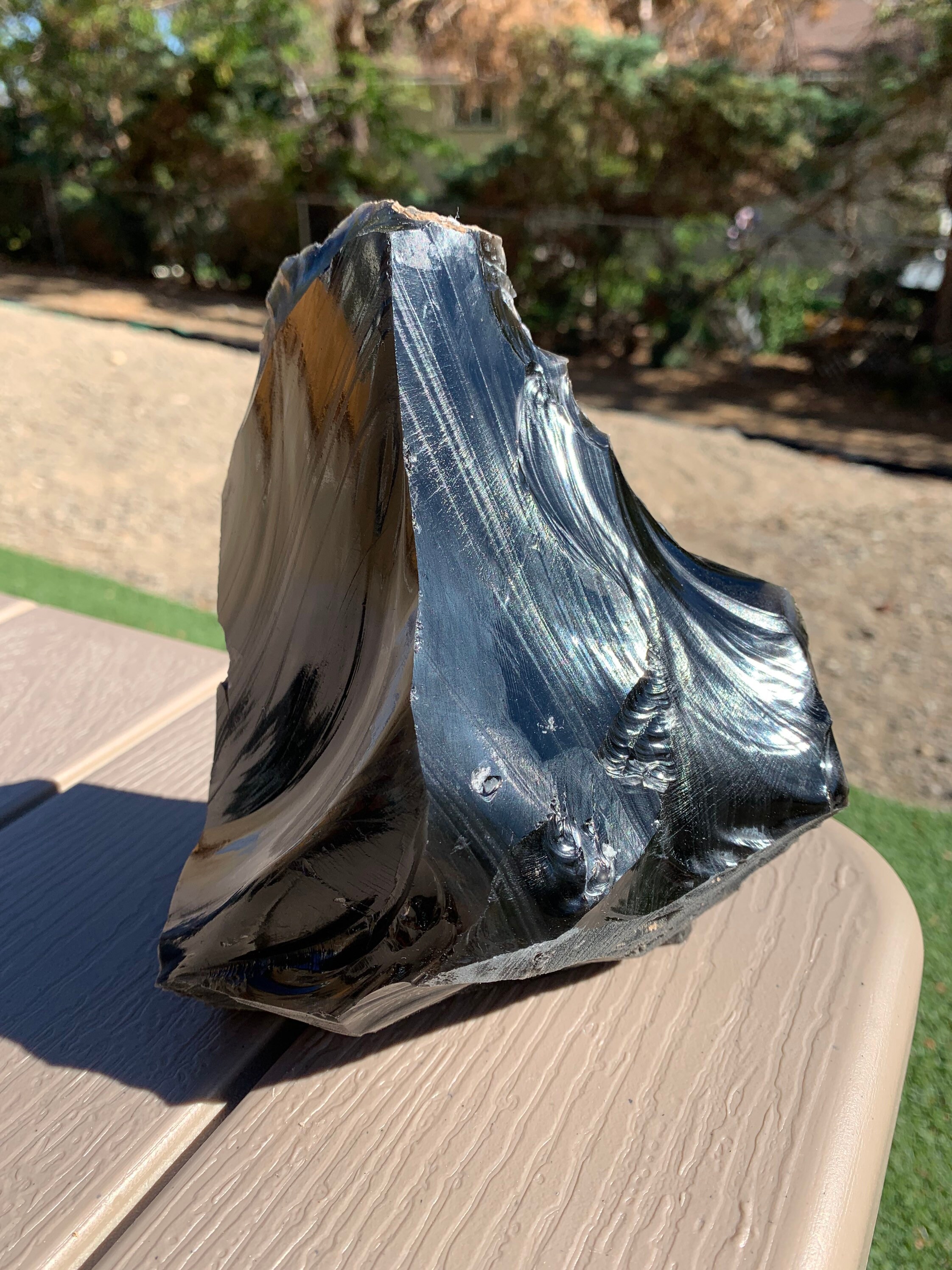 Rainbow Obsidian Volcanic Glass - Etsy