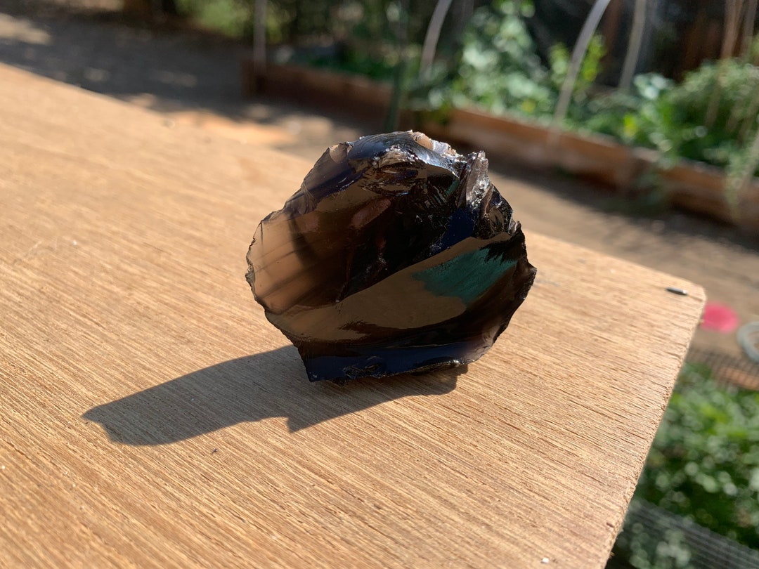 Black Obsidian Volcanic Glass - Etsy