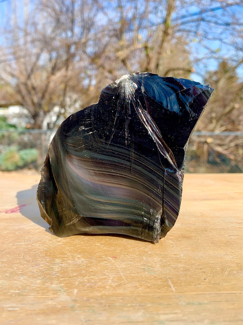 Rainbow Obsidian Volcanic Glass - Etsy