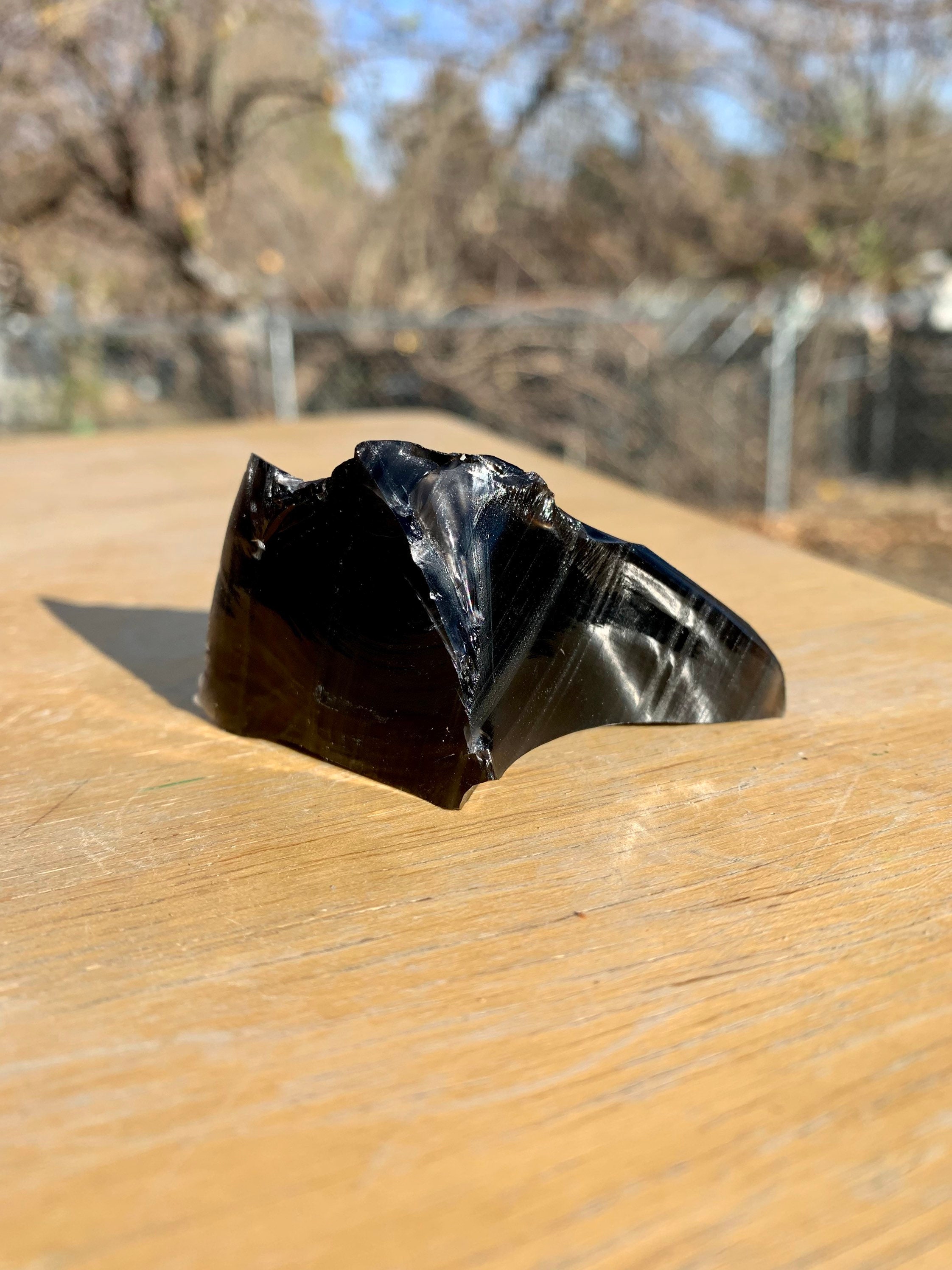 Yellow Obsidian Rock