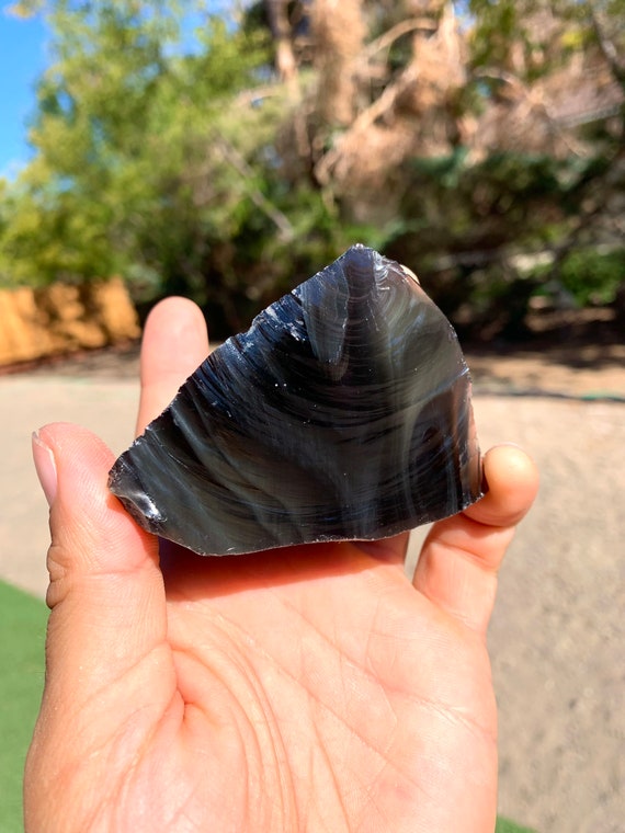 Yellow Obsidian Rock