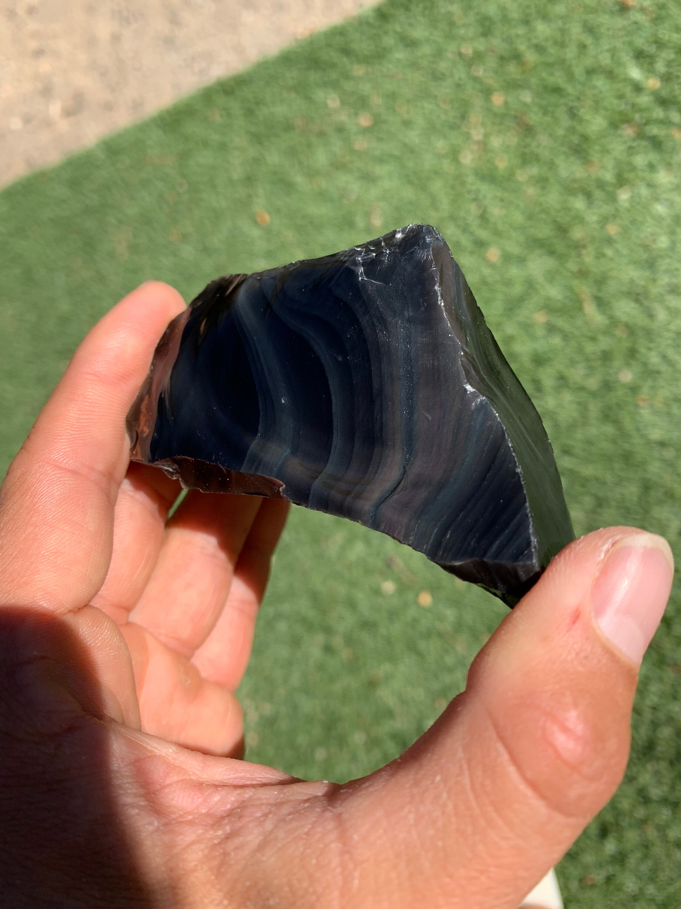 Rainbow Obsidian Volcanic Glass - Etsy