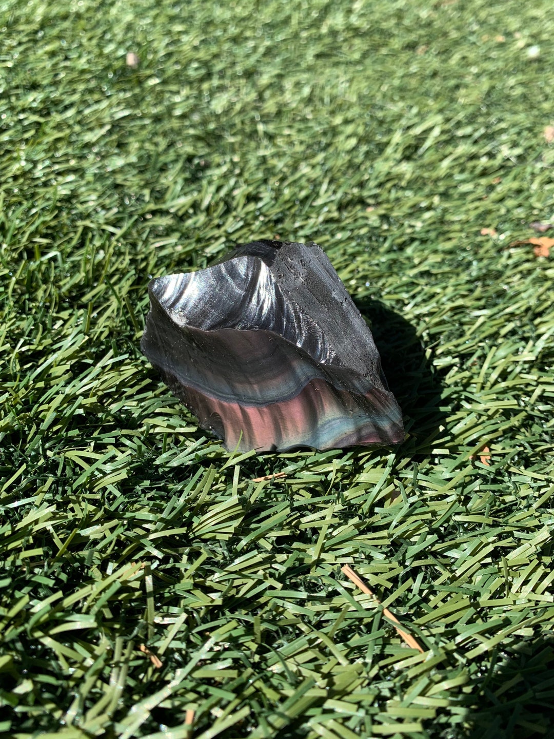 Rainbow Obsidian Volcanic Glass - Etsy