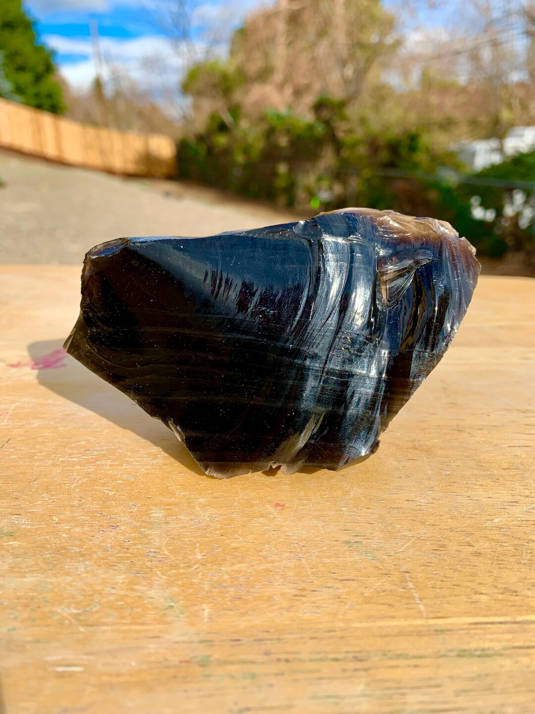 Black Obsidian Volcanic Glass - Etsy