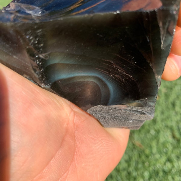 Electric Blue Obsidian - Etsy