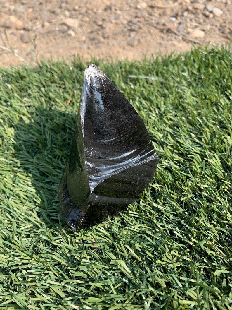 Black Obsidian Volcanic Glass - Etsy
