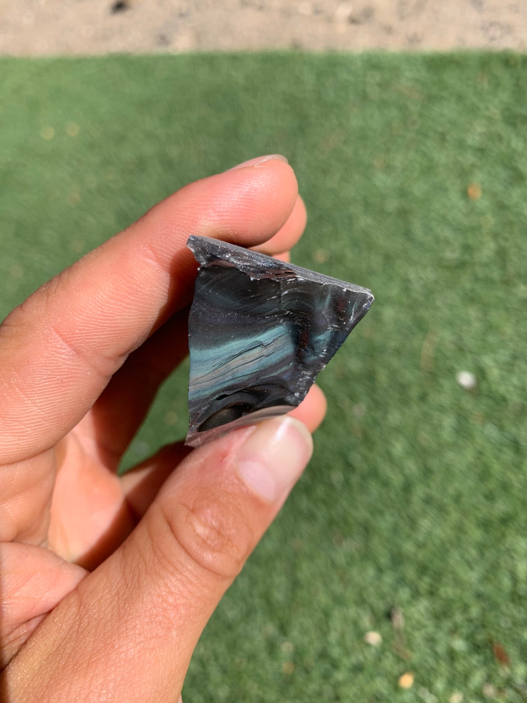 Rainbow Obsidian Volcanic Glass - Etsy