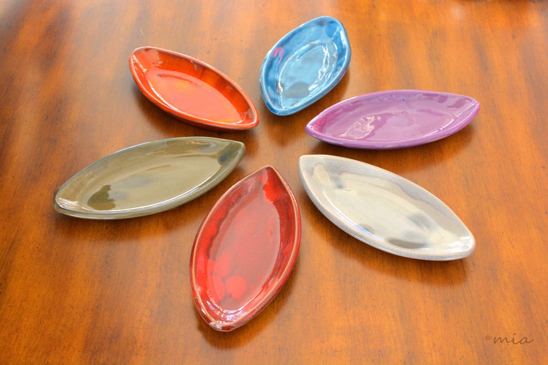 Cretan Handmade Ceramic Boat Plates for Hors D'oeuvre - Etsy