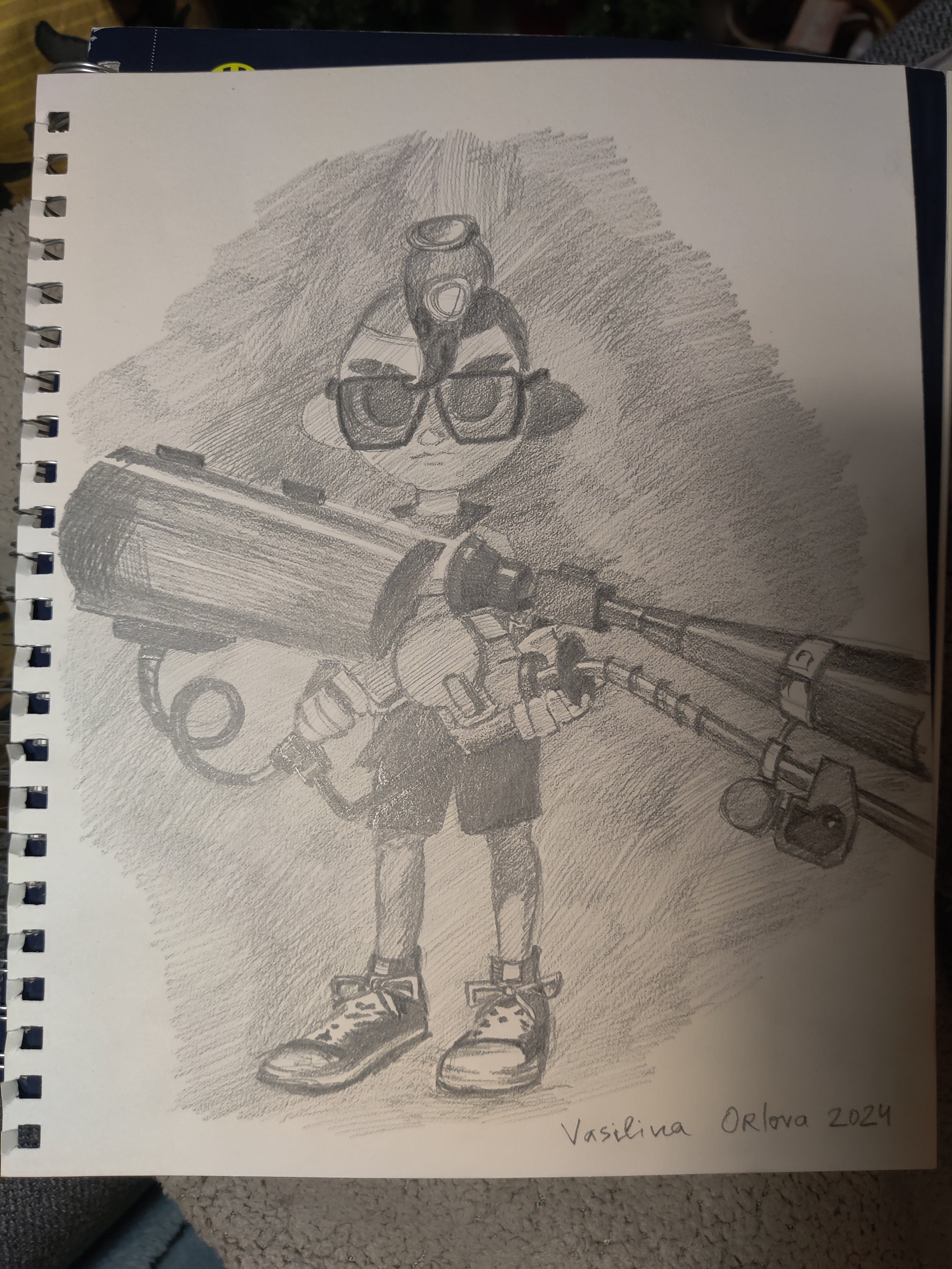 Pencil Drawing Splatoon 1 Read Description - Etsy